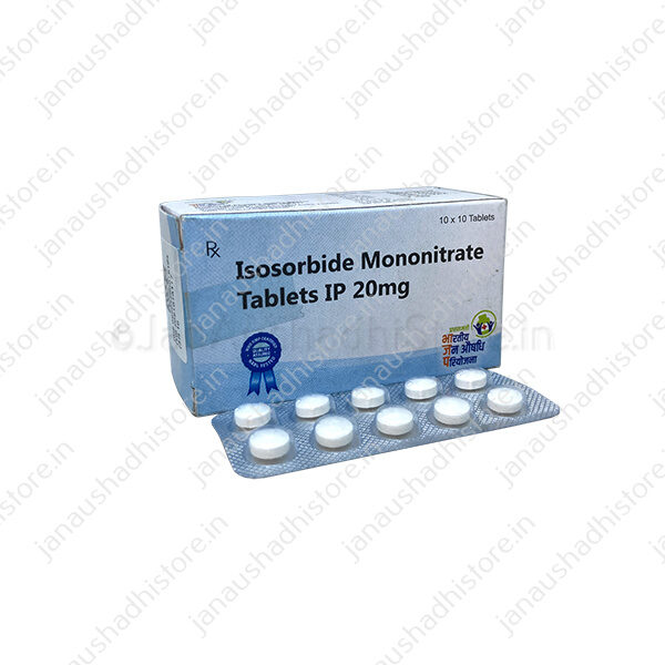 Isosorbide Mononitrate 20mg Tablet – Janaushadhi Store